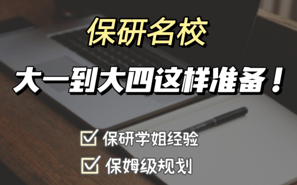 ...保研分两个阶段:本校推荐+目标学校接收!按照本期规划从大一做好...