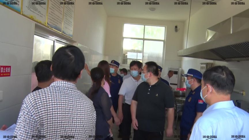 省消安委第六调研组,到我县乡镇敬老院等地,调研消防安全工作