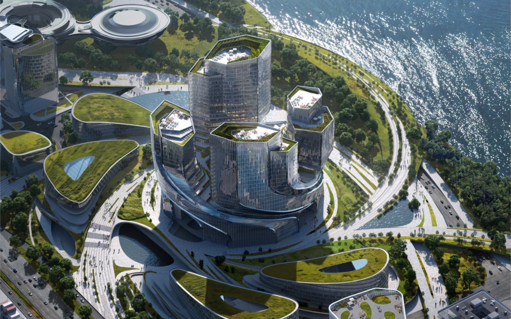 奥雷·舍人赢得深圳腾讯科技城“企鹅岛”二期设计竞赛项目