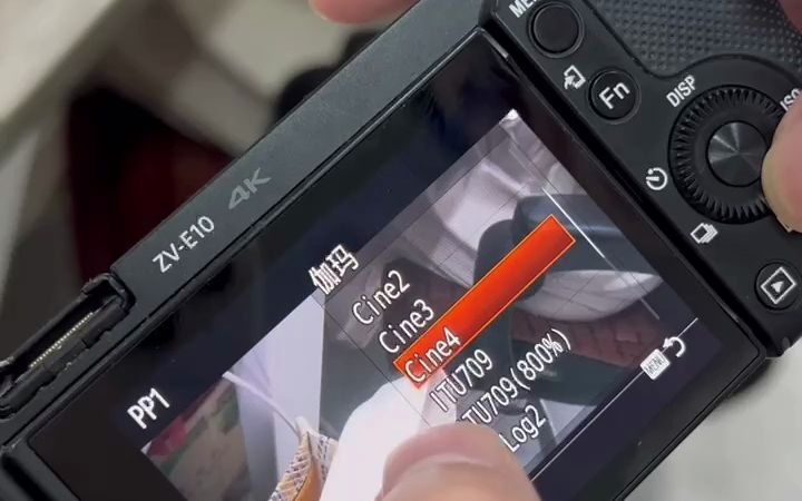 索尼ZVE10 索尼A6400 S-LOG设置 PP值设置