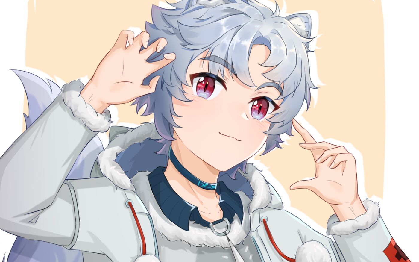 【绘画记录】小雪绒 毛茸茸,软乎乎 “嗷～”