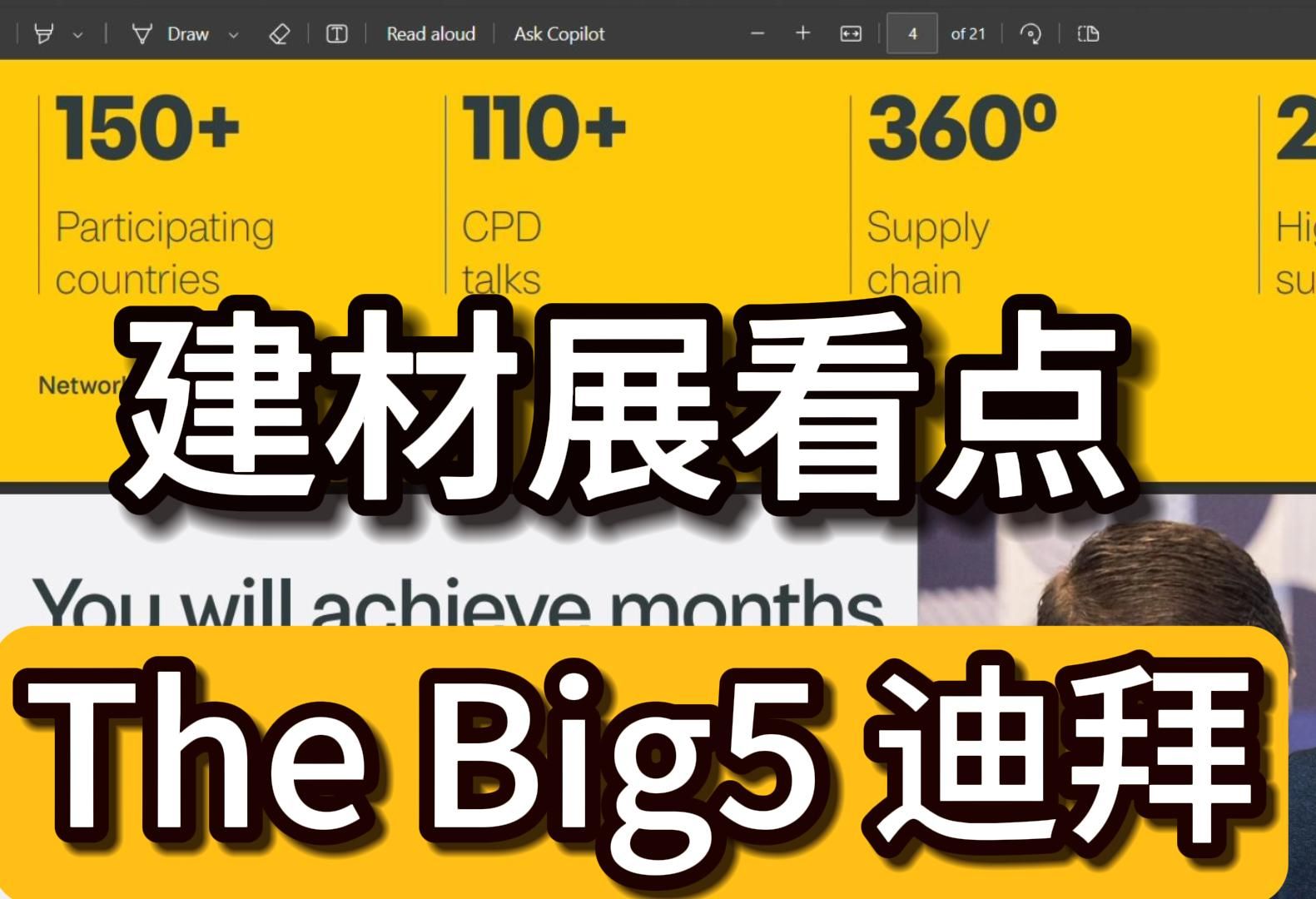 迪拜展会又来啦,建材五大行业展 The Big5 有什么看点?报名攻略介绍