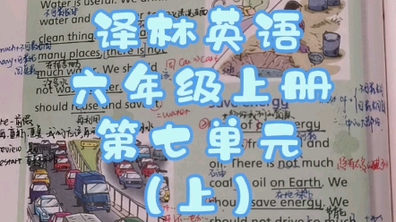 译林英语六年级上册第七单元(上)