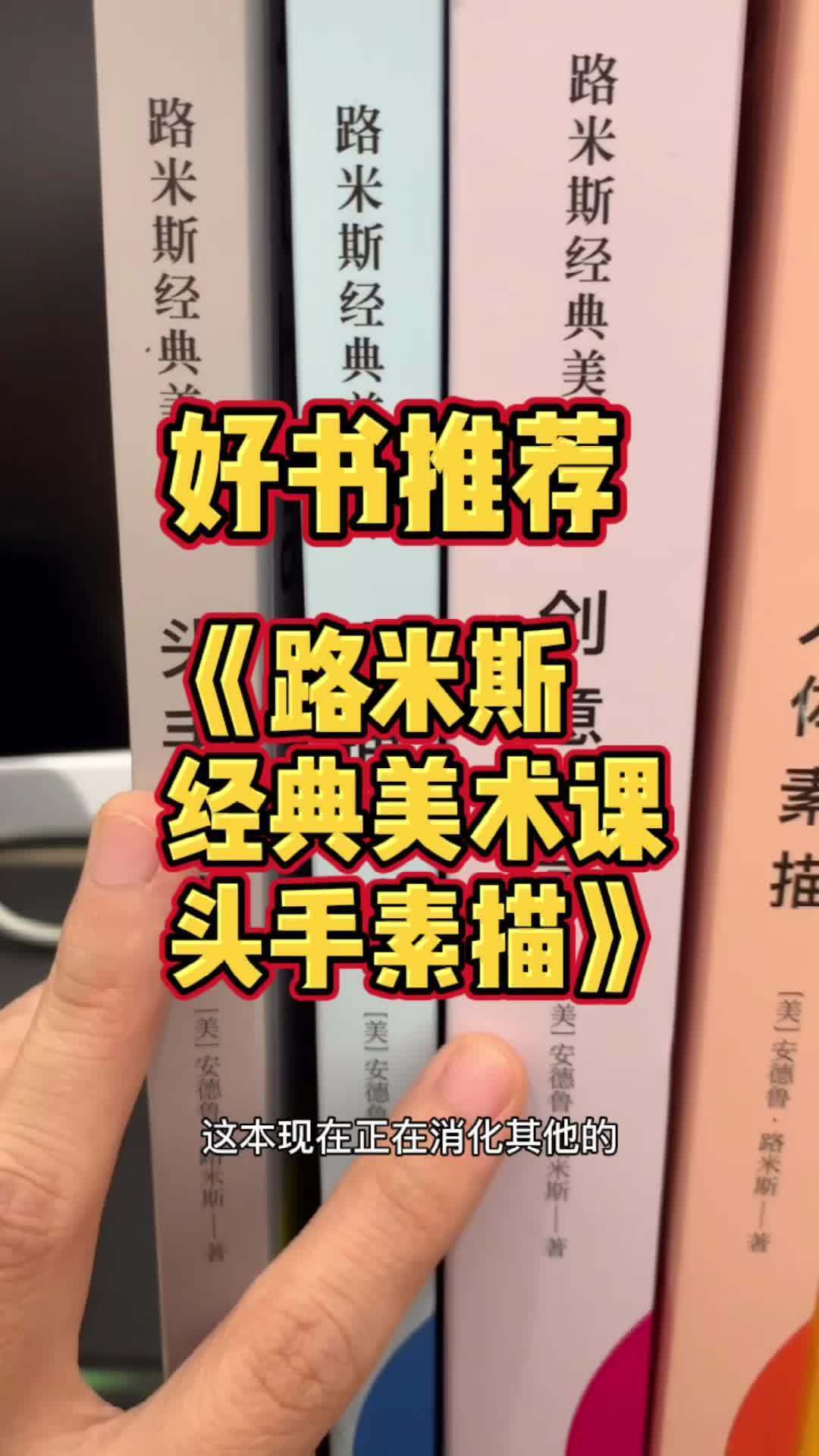 来来好书推荐哦路米斯头手素描读书画画技巧零基础学画画