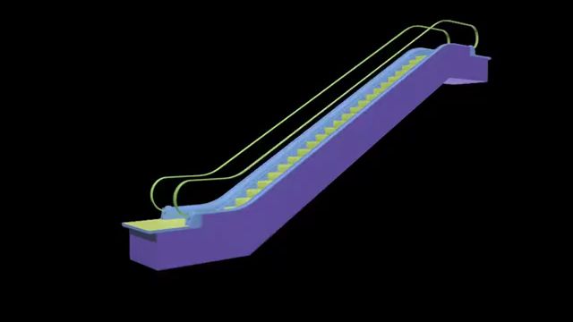 电梯动画图解过程,大家知道商场电梯构造么
