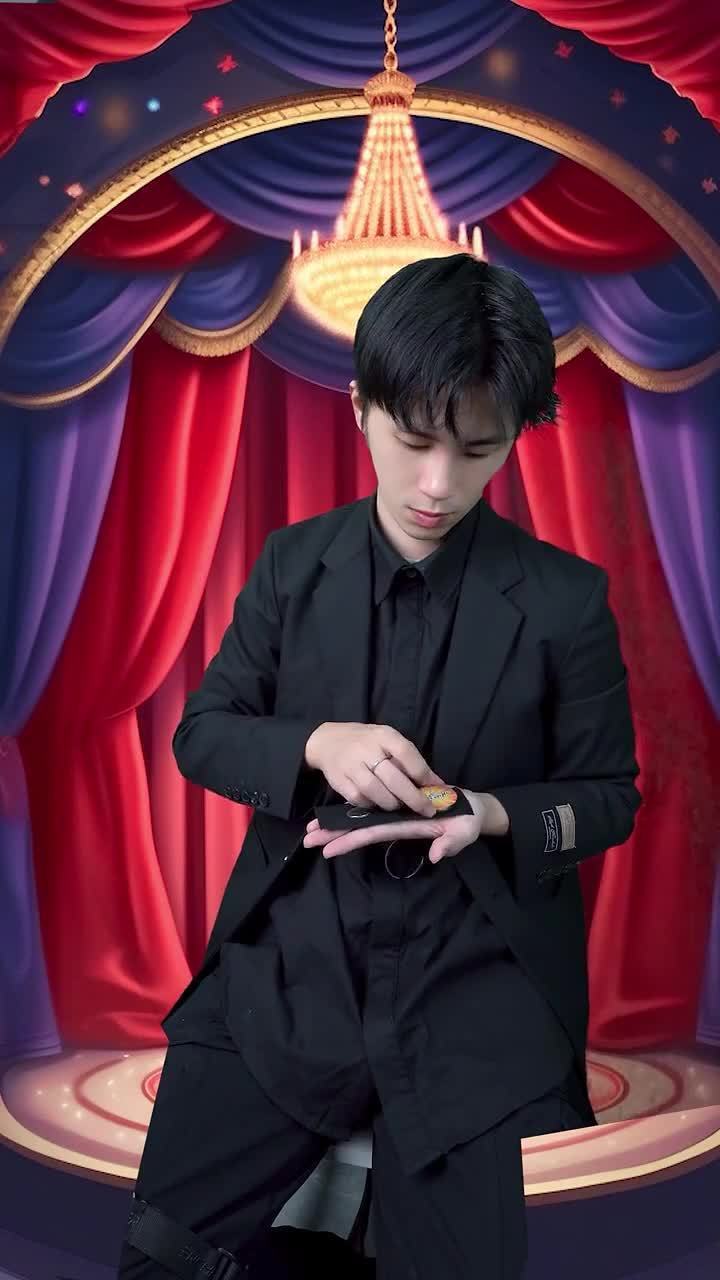 硬币消失魔术?其实很简单 #魔术