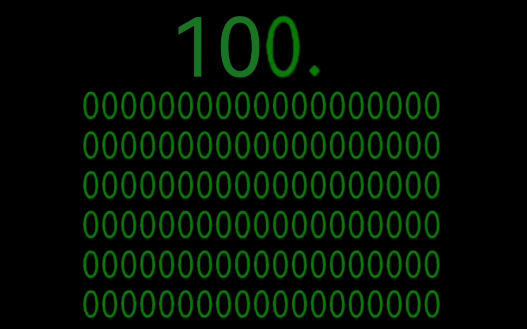 100秒倒计时 (精确到10¯¹¹⁴秒)