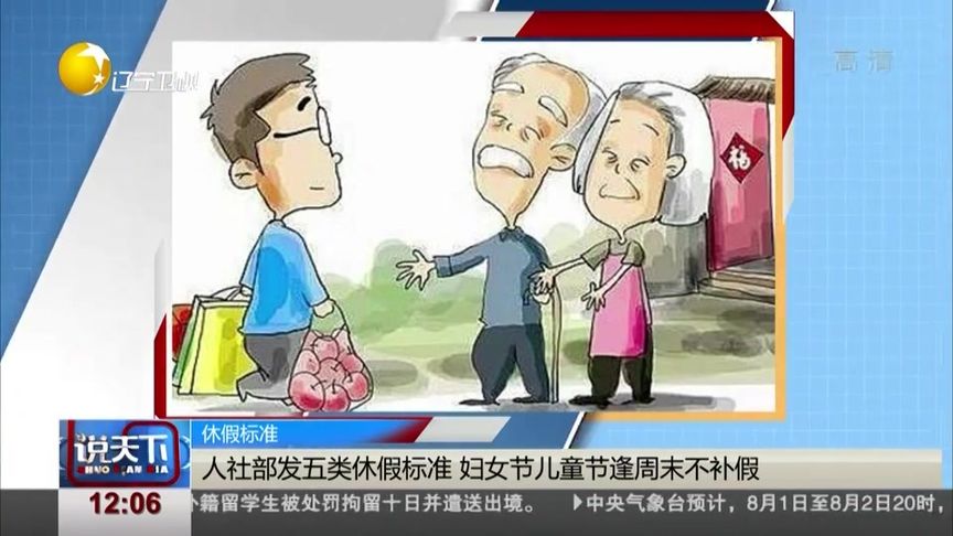 人社部发五类休假标准,妇女节儿童节逢周末不补假