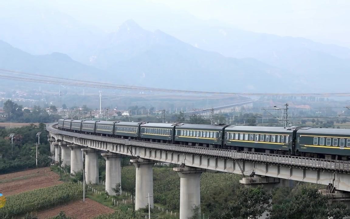 【火车出行】途径陇海、西康、襄渝和渝贵铁路,西安至贵阳唯一的...