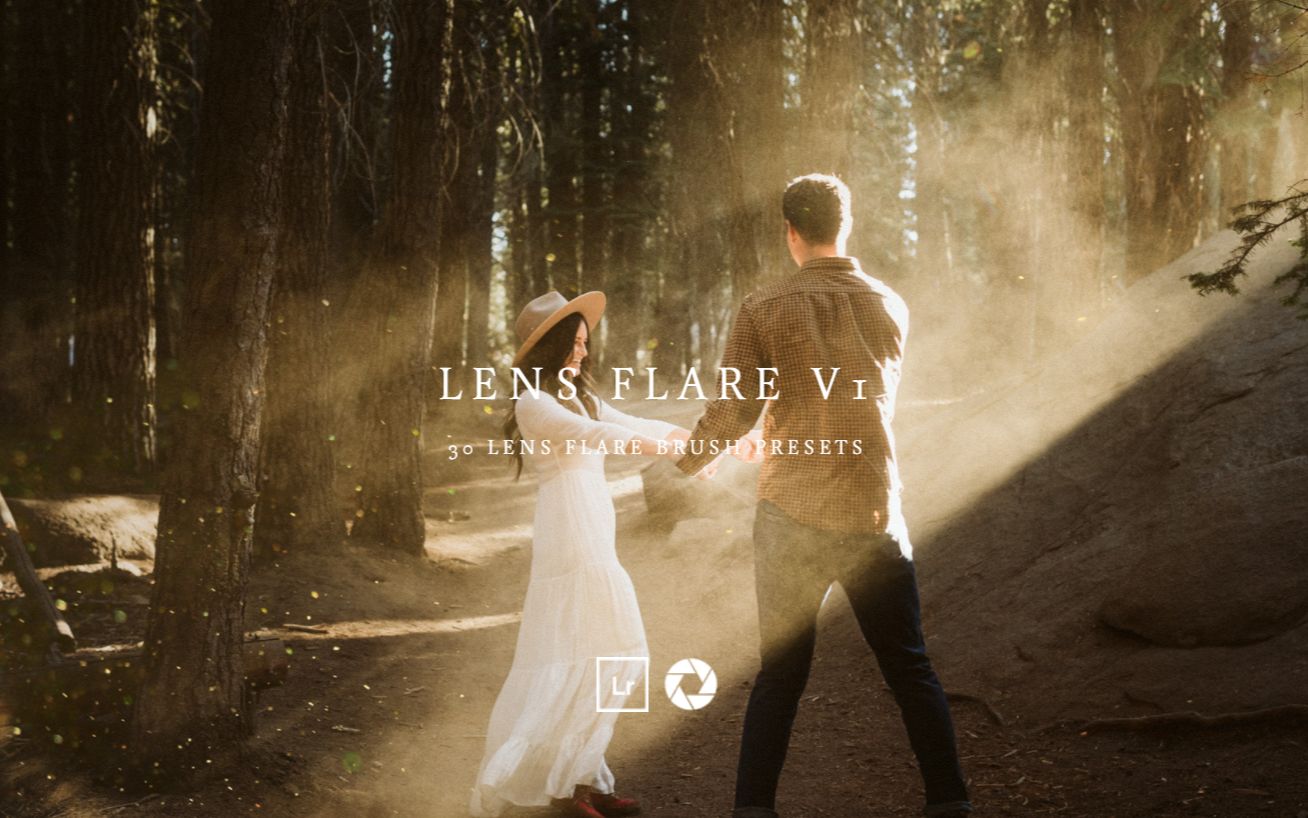 30个镜头光晕Lightroom笔刷预设