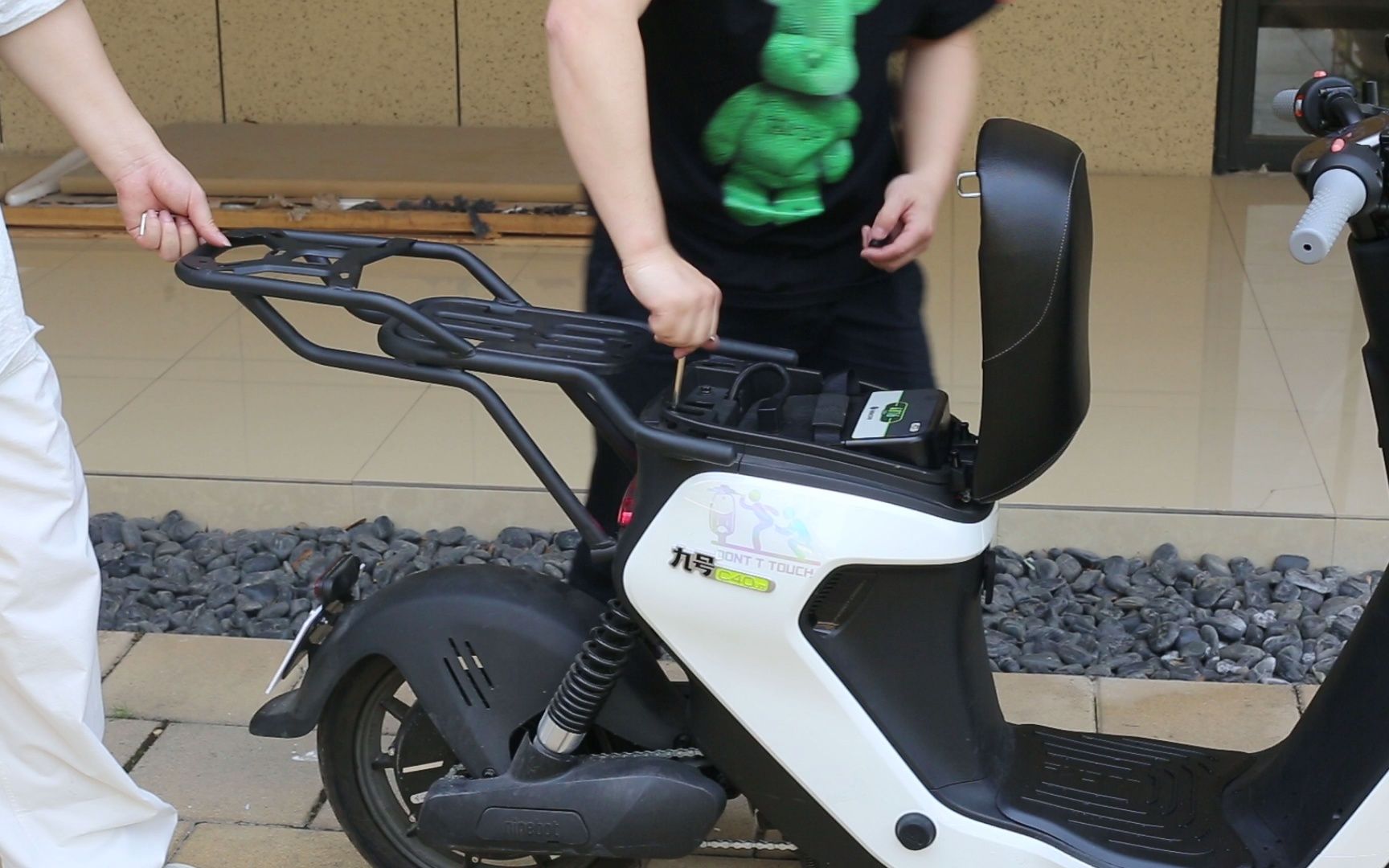 九号电动车2021新C40lite/c65lite/c90后座延加长尾架后备箱货架配件...