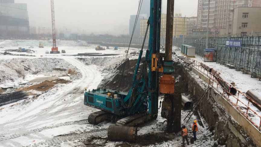 快速安放可回收钢套管施工工法