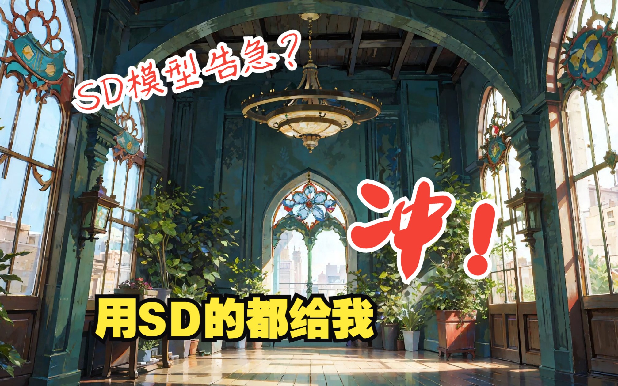 AI绘画 SD古风场景模型 玩SD的必用