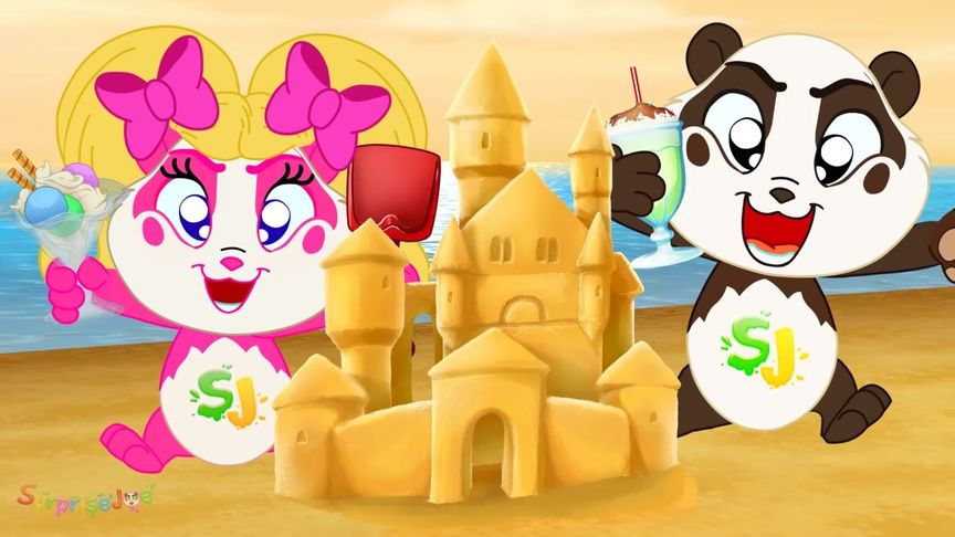 小熊家族做美味的水果蛋糕,儿童英语动画片