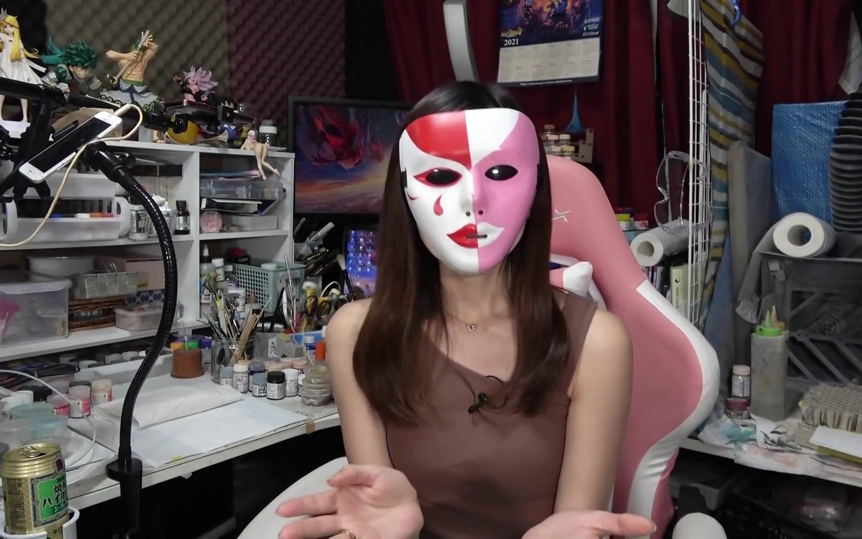 【萌妹教你做模型】二次元风格涂装 GK手办 手涂技巧 超可爱手办笔涂