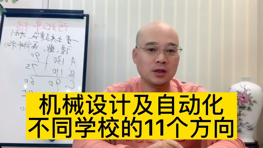 机械设计及自动化专业,不同学校的11个就业方向
