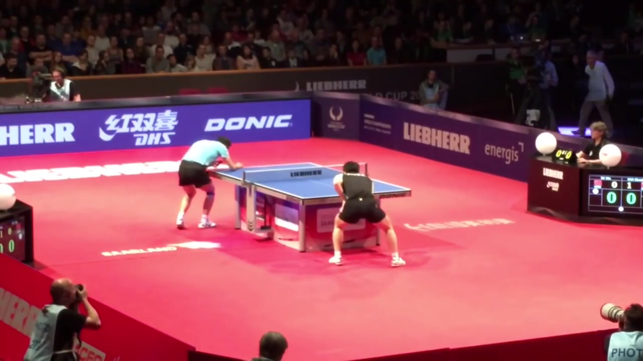 暴力小胖 许昕vs樊振东 观众视角