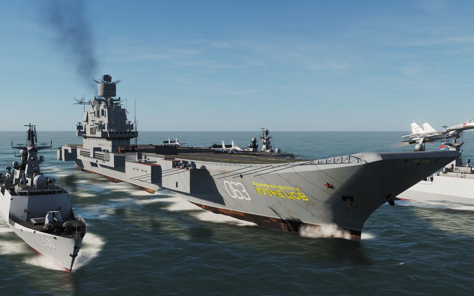 一艘6万吨国产航母,能否拦截B52发射400枚反舰导弹?游戏推演