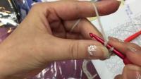 16 钩针-二重锁针 新手0基础钩针编织视频编织入门教程