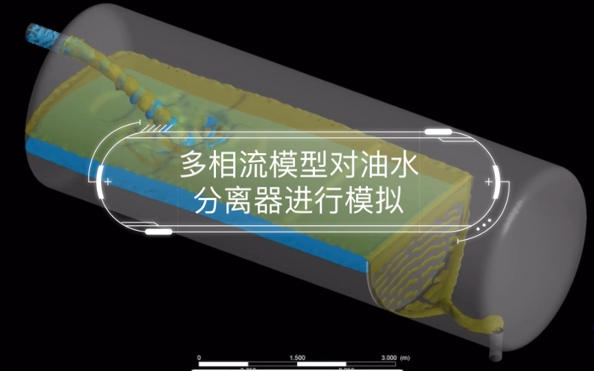 多相流模型对油水分离器进行模拟
