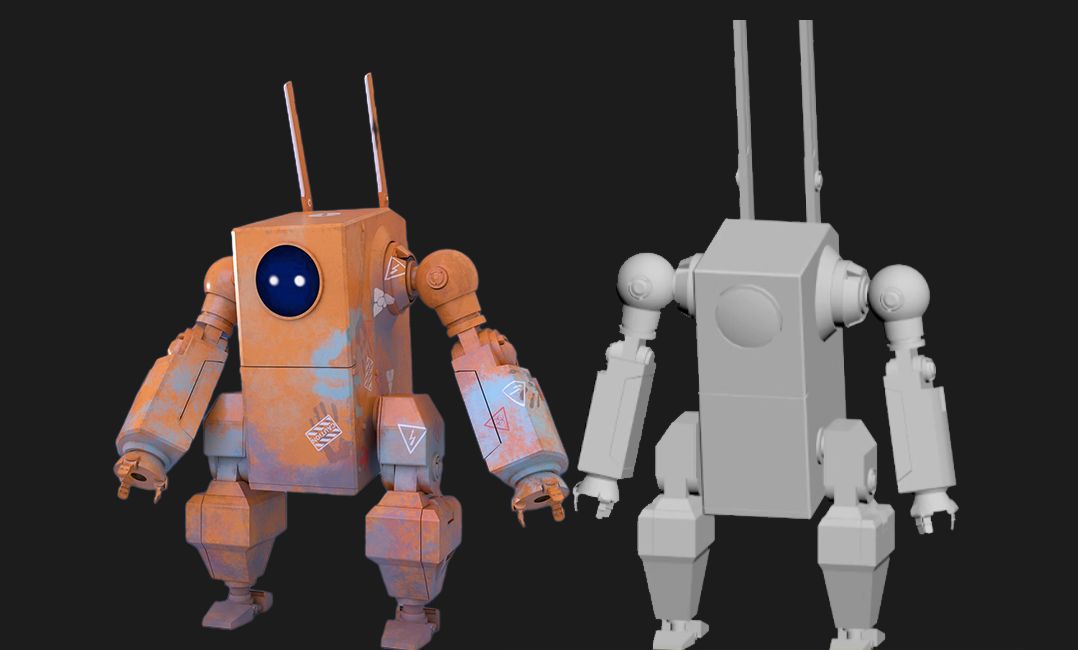 3dmax零基础建模教程!机甲机器人模型制作,好玩到爆的建模制作