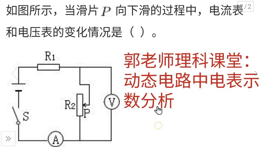 101:中考物理―动态电路引起电表示数变化怎么变?电路改装是关键