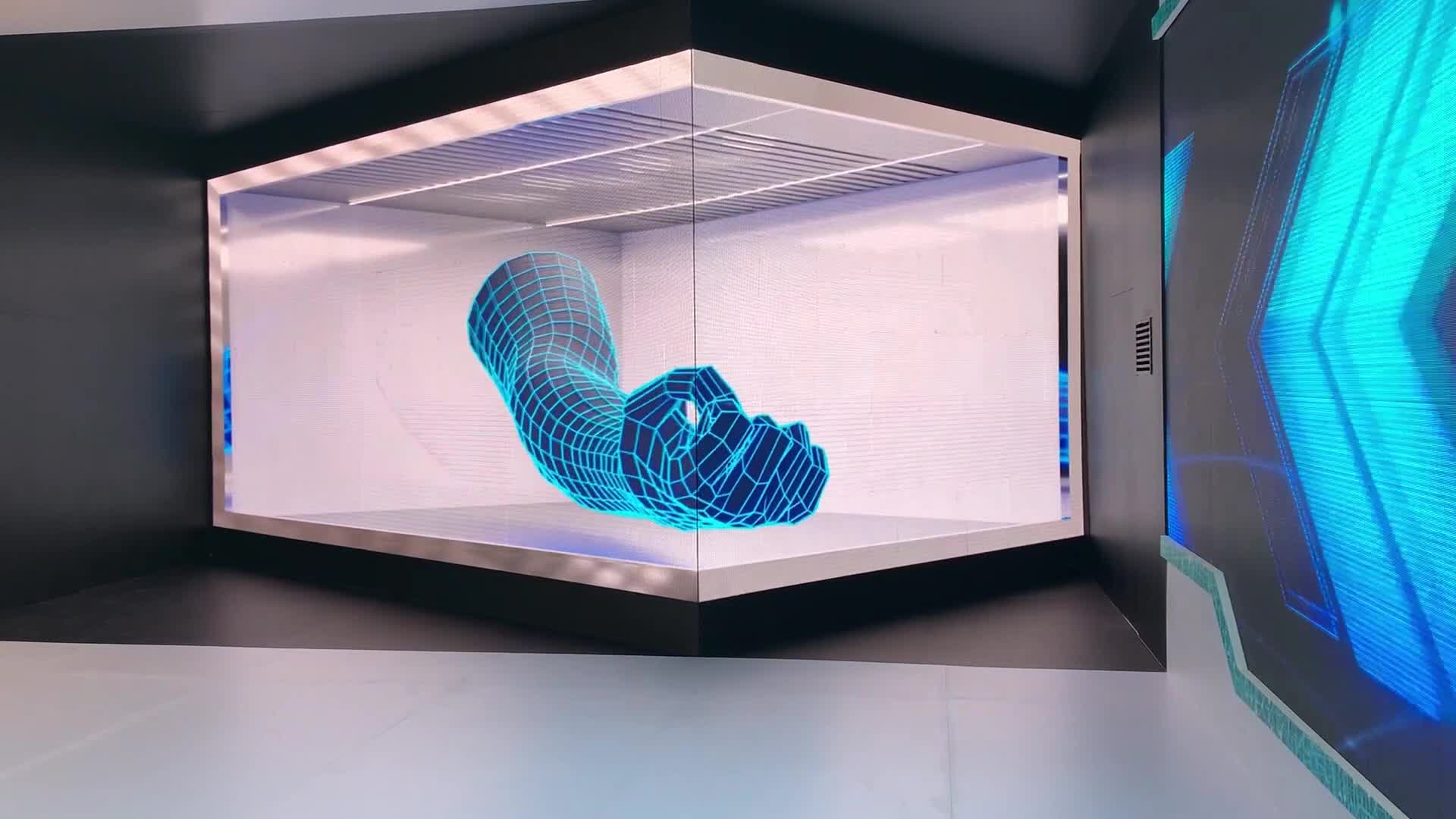 CAVE Space直角幕裸眼3d雅马哈 3D LED display
