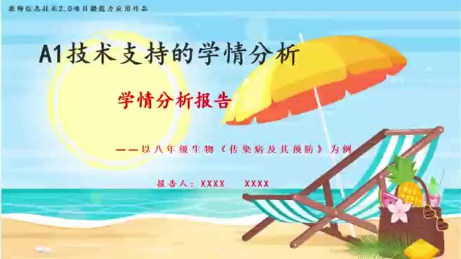 A1技术支持的学情分析 初中生物 微能力指导可关注。