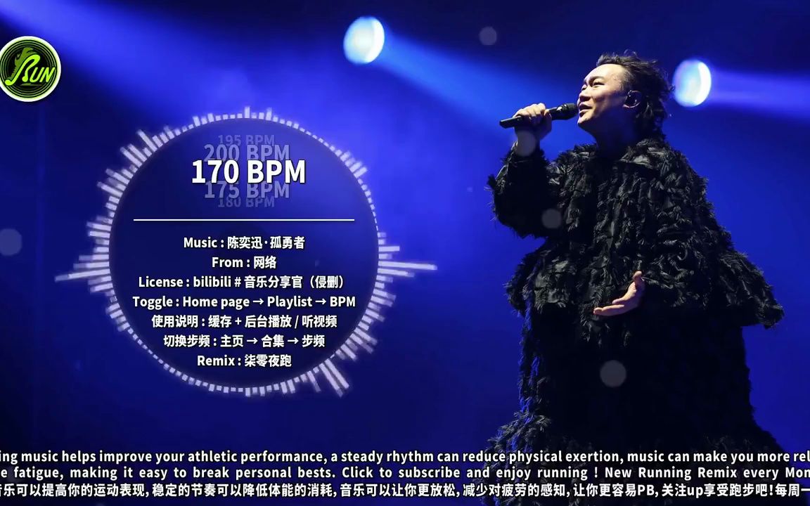 170 #89|陈奕迅|全网步频最全 效果最好的 跑步音乐|柒零夜跑