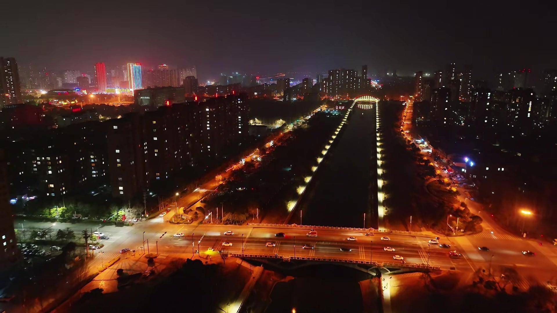 春节,向着最暖的那片灯火归航(视频:沈鑫)#春节#夜景#美景