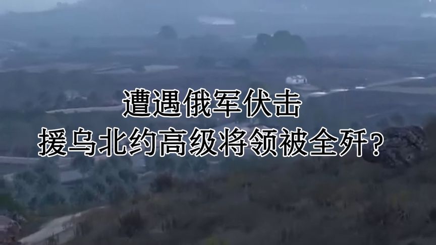 遭遇俄军伏击,援乌北约高级将领被全歼?