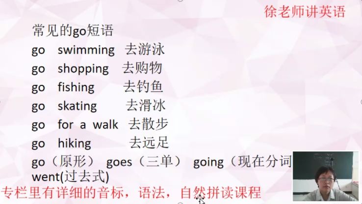 常见go短语,小学英语一起学