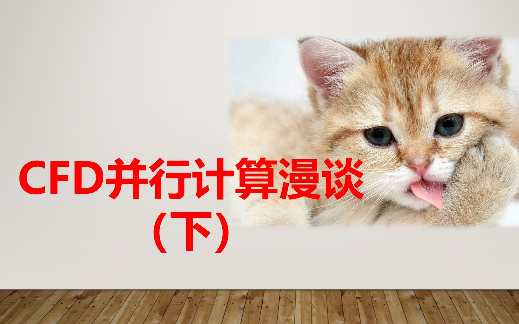 31-楚国人闲扯历史顺便把CFD的并行计算扯完了