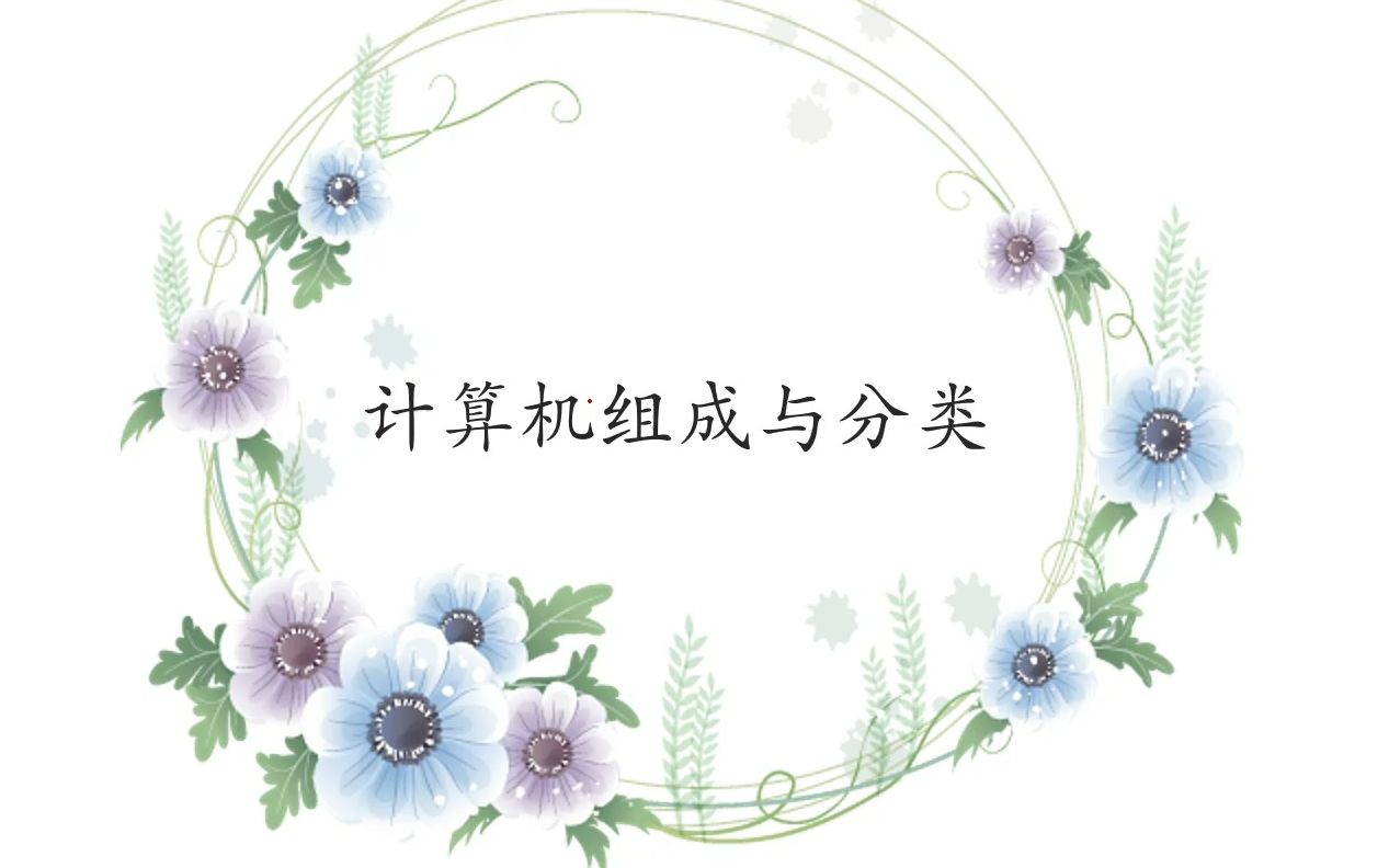 计算机组成与分类