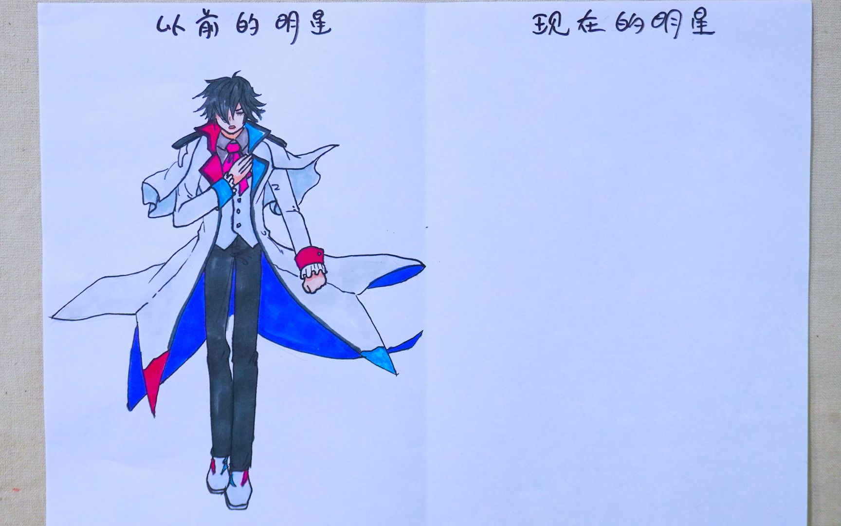 漫画展示以前明星和现在明星的区别,太形象真实!科技发展太快了