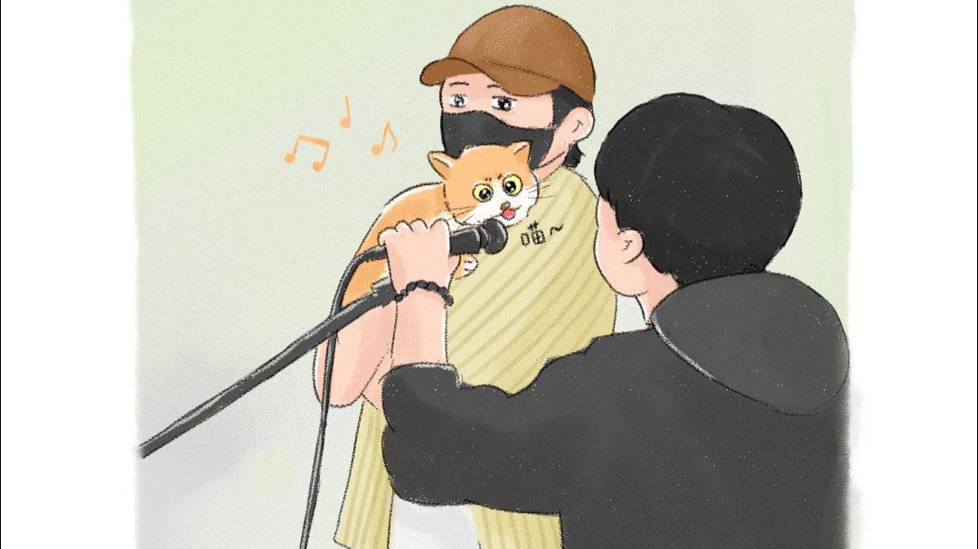 猫咪:这个乐队没了我都得散~网友:它怎么做的每一声喵都在调上的。