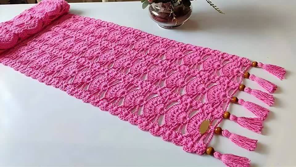 钩针编织时尚精美的围巾,简单易学,送礼佳品