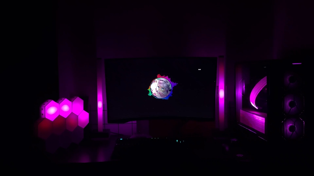 叛变神曲 x Openrgb 自制量子灯 + 灯柱 音频律动