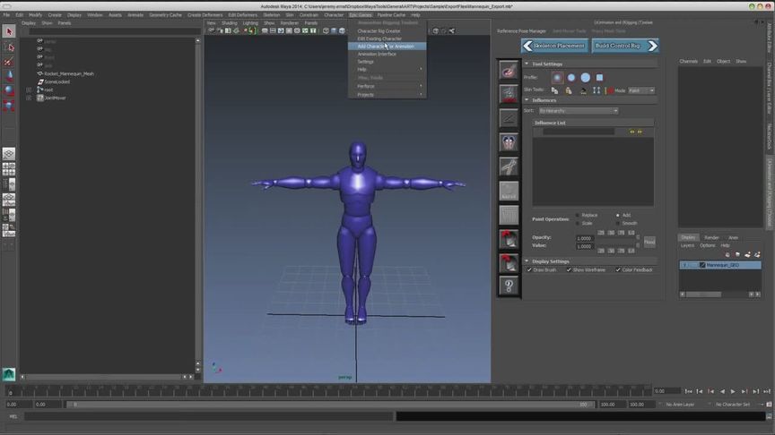 快来一起学习做游戏167-介绍UE4动画16-导入在UE4您的字符模型