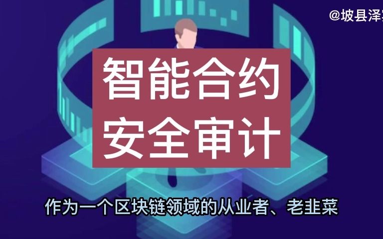 智能合约的安全审计