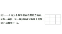 小学奥数题: 把1到9填在九宫格里, 使他们的之和等于15