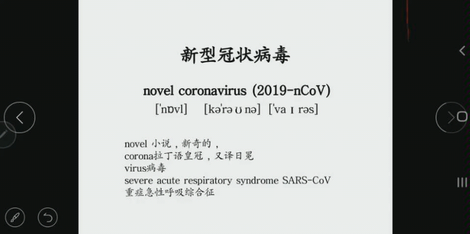 新型冠状病毒相关英语普及