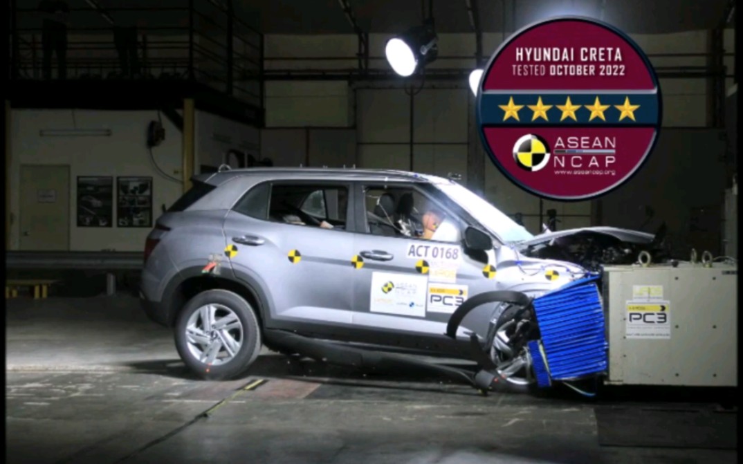 2022款现代Creta(ix25)东盟新车评价机构 碰撞测试