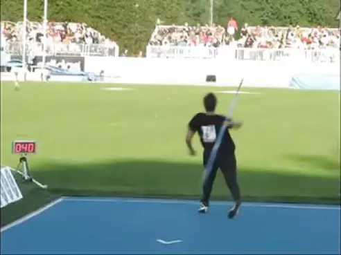 标枪技术慢动作