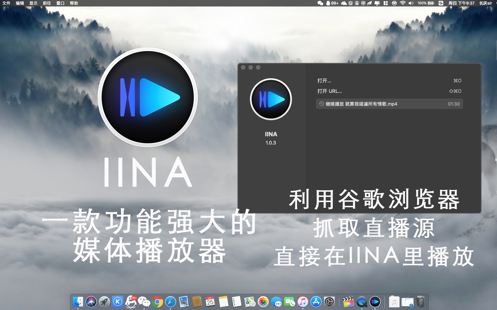 【Mac软件分享-IINA】Mac上一款功能强大免费的媒体播放器,利用谷歌...