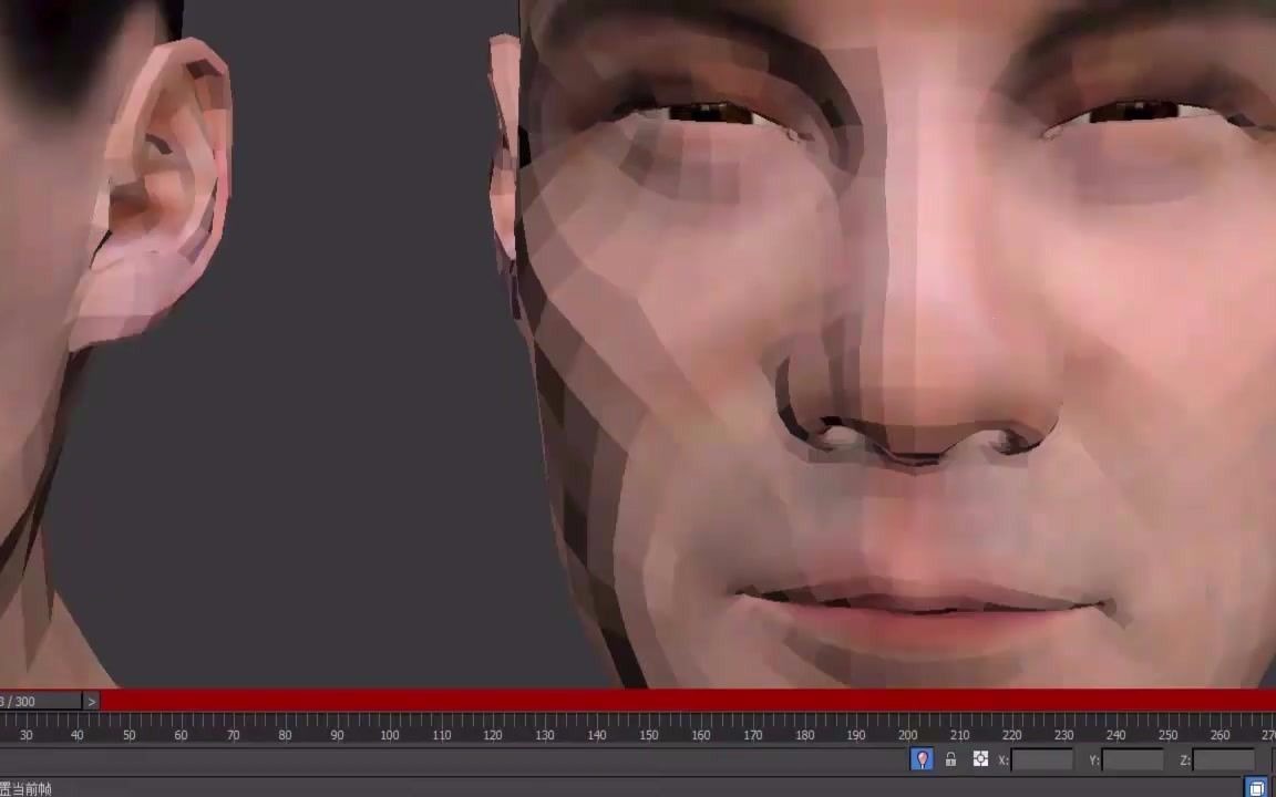 3dsmax对称式表情动画模型制作技巧