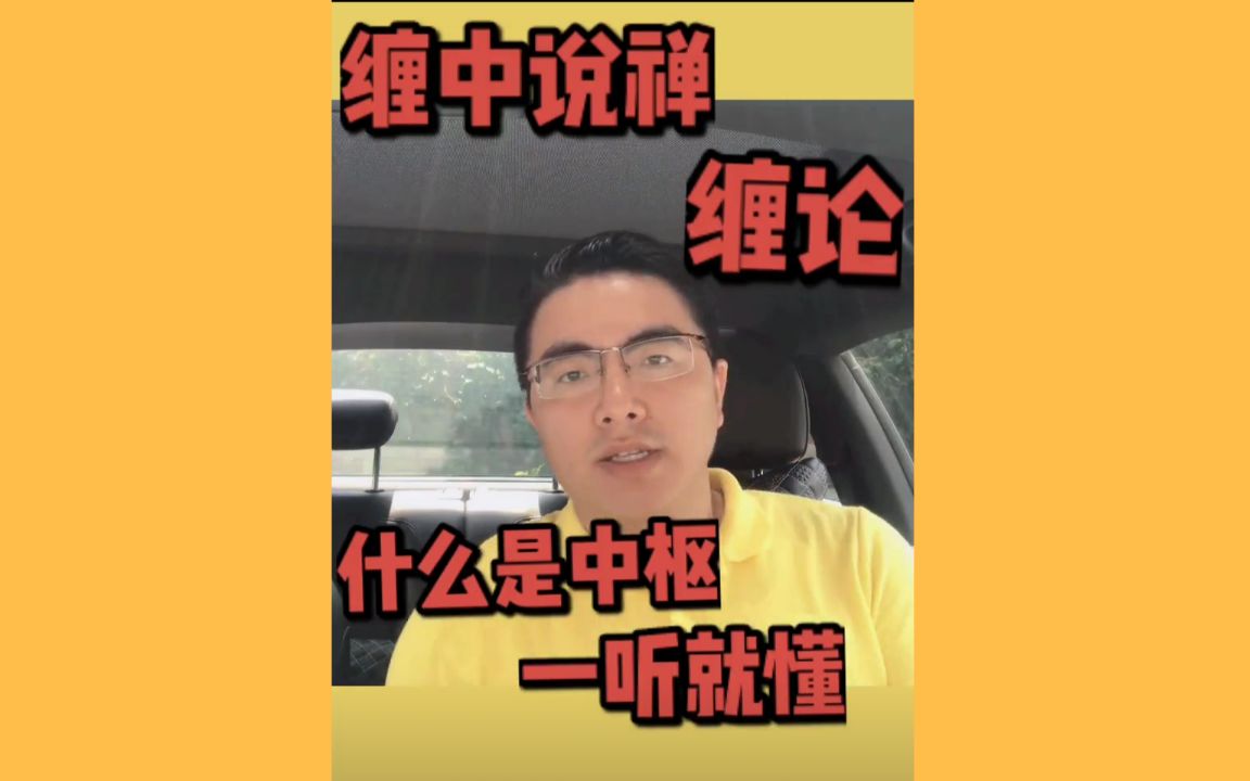 缠中说禅`《缠论》,什么是中枢?一听就懂!