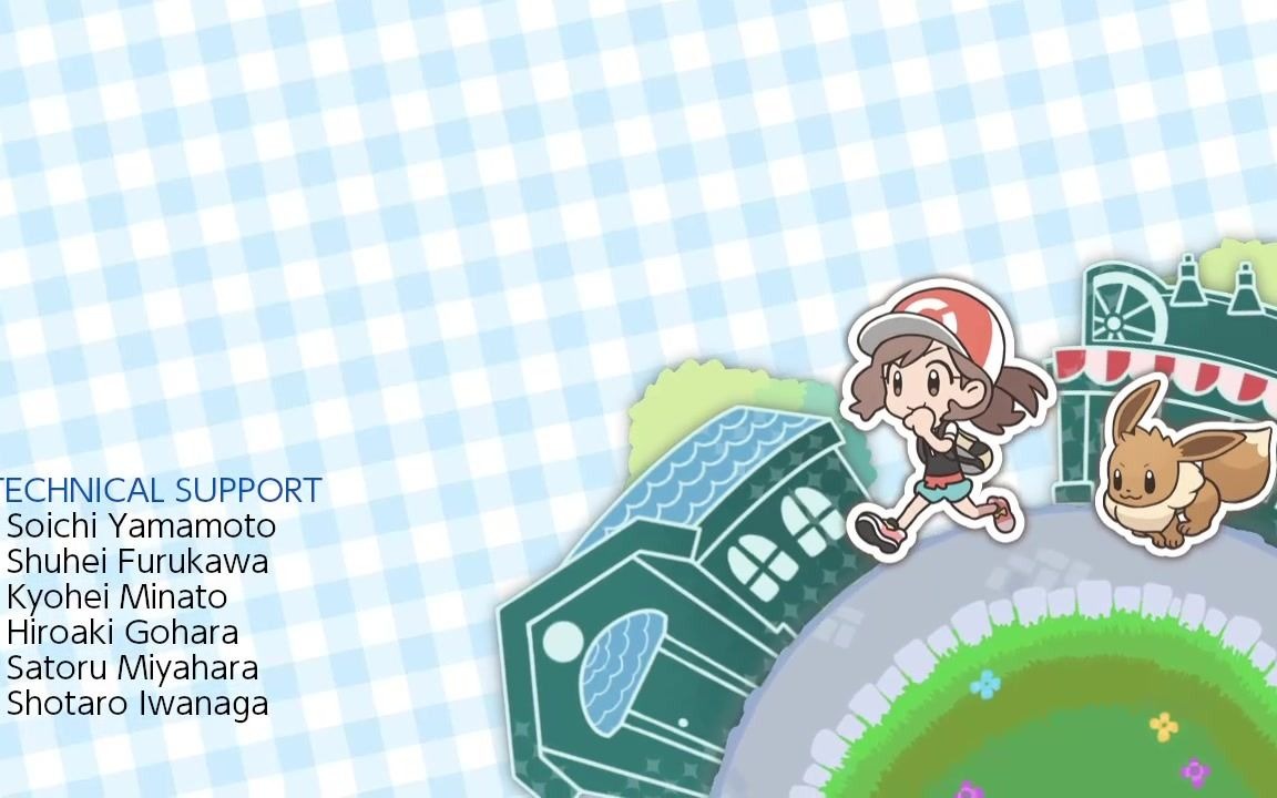 任天堂SWITCH精灵宝可梦Let's go伊布通关动画