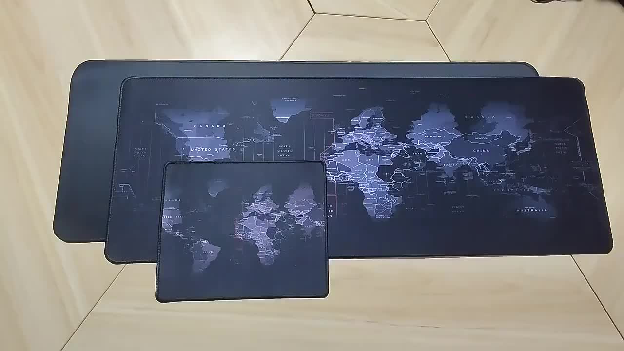 锁边鼠标垫超大号加厚电竞垫游戏动漫LOL吃鸡可爱快捷键Excel桌垫(...