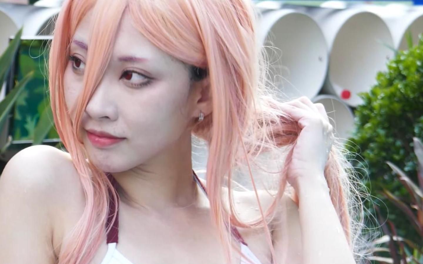 广州长隆二次元泳衣cosplay 比基尼 完美身材